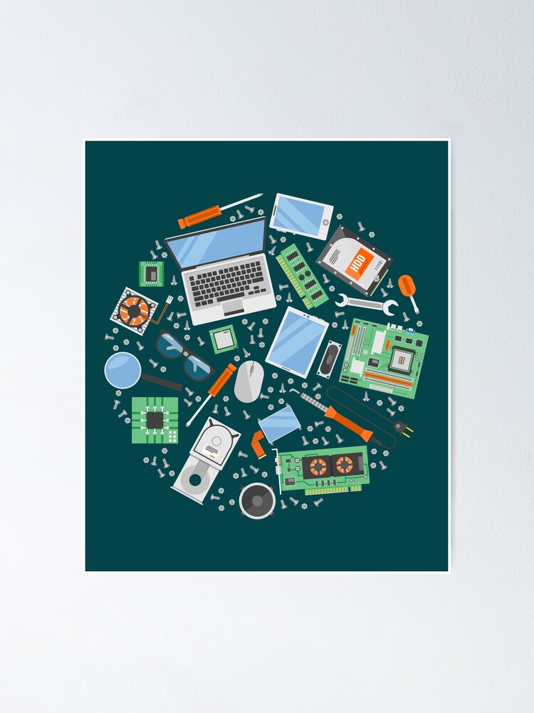 "Computer Motherboard RAM gifts" Poster by boba2002 | Redbubble