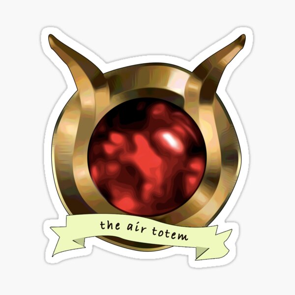 "The Air Totem" Sticker by sharpecanary | Redbubble