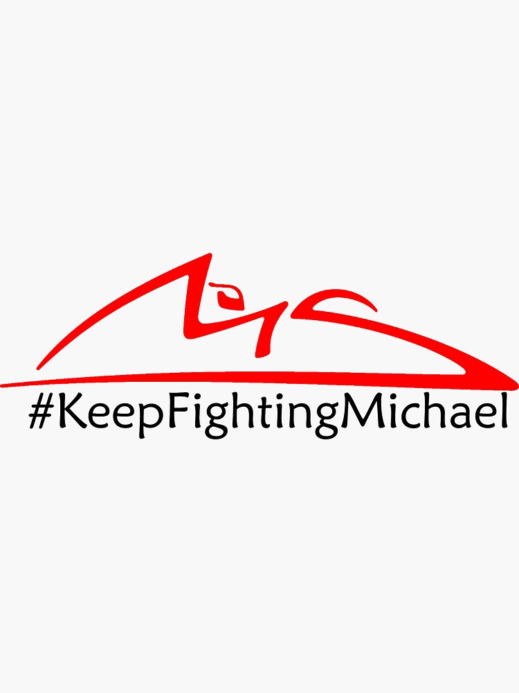 "Keep Fighting Michael" Sticker by Meexxr | Redbubble
