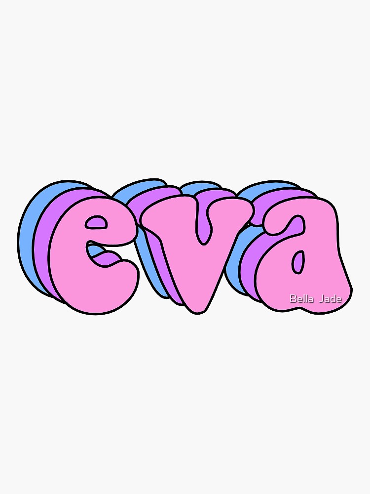 "eva custom" Sticker by BellaCumpstone | Redbubble