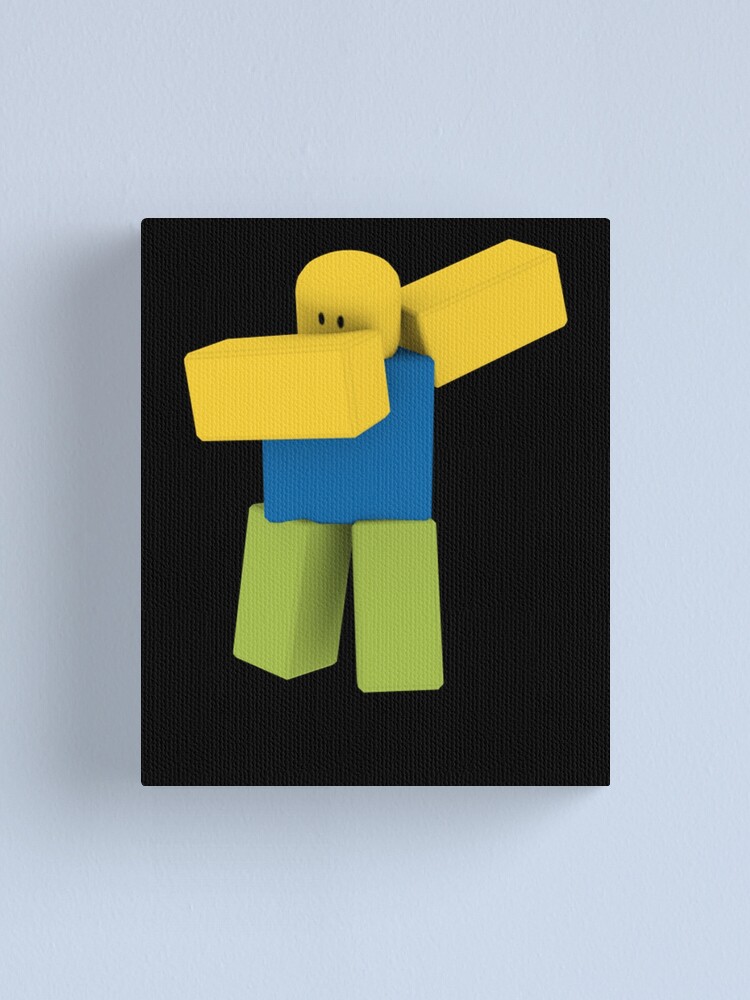 "Dabbing Robl0x Noob Dab Robl0x -" Canvas Print for Sale by ...