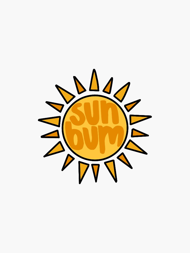 "sun bum sticker" Sticker for Sale by sterlingmintco | Redbubble