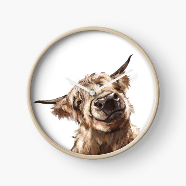 Highland Cow Clocks | Redbubble