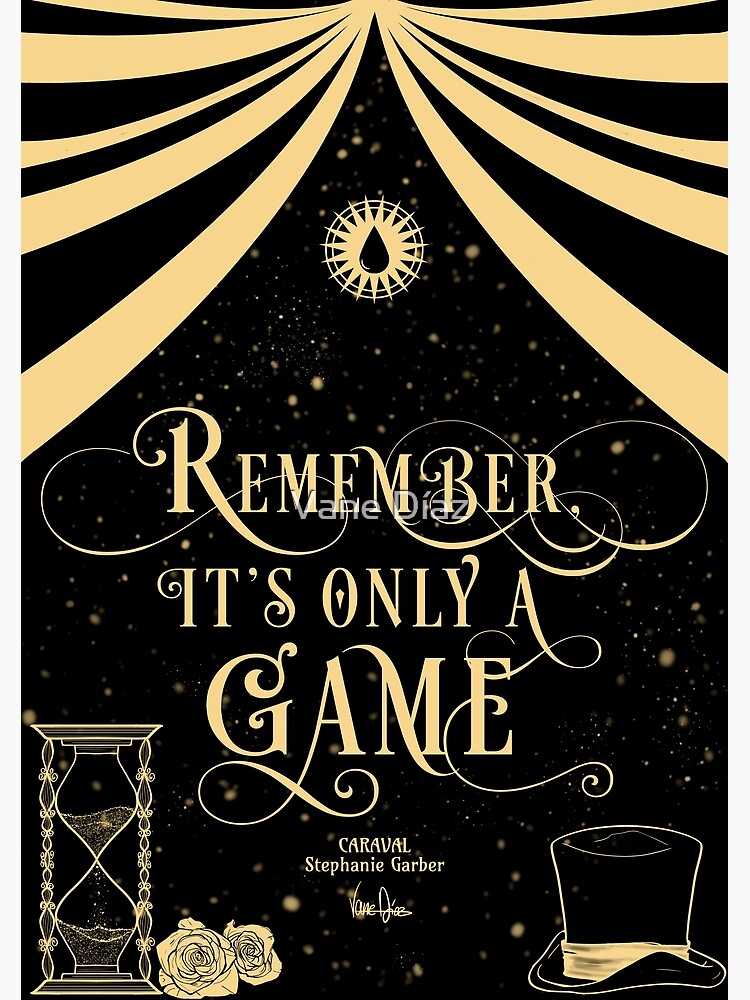 "Caraval Quote" Poster for Sale by VaneDiaz | Redbubble