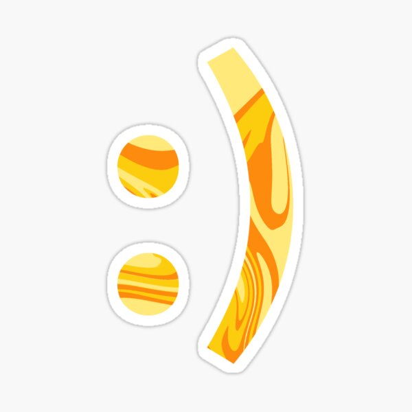 "Yellow Smiley Face" Sticker for Sale by Paigeioart | Redbubble