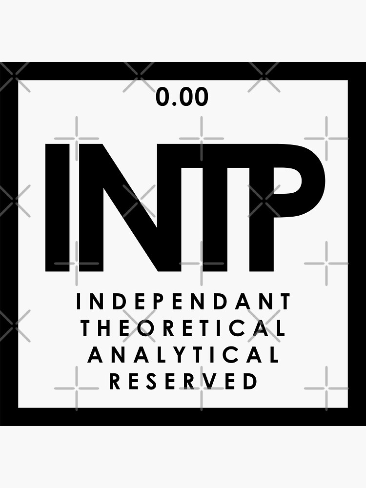 "INTP - ELEMENT" Sticker for Sale by myers-briggs | Redbubble