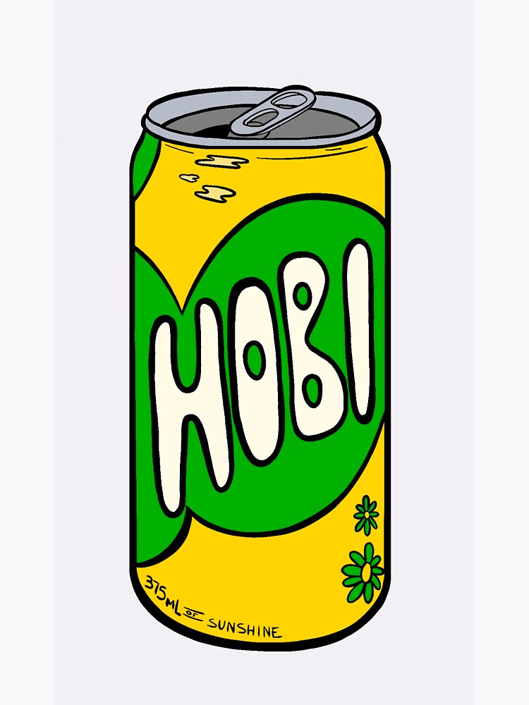 "Hobi..... AND SPRITE" Sticker for Sale by yeetgamora | Redbubble