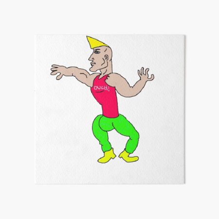 "Yes Chad meme" Art Board Print for Sale by AndyNass | Redbubble