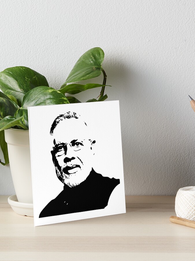 "Narendra Modi Vector Graphic" Art Board Print for Sale by ...