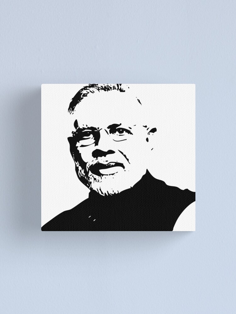 "Narendra Modi Vector Graphic" Canvas Print by IndianTshirts | Redbubble