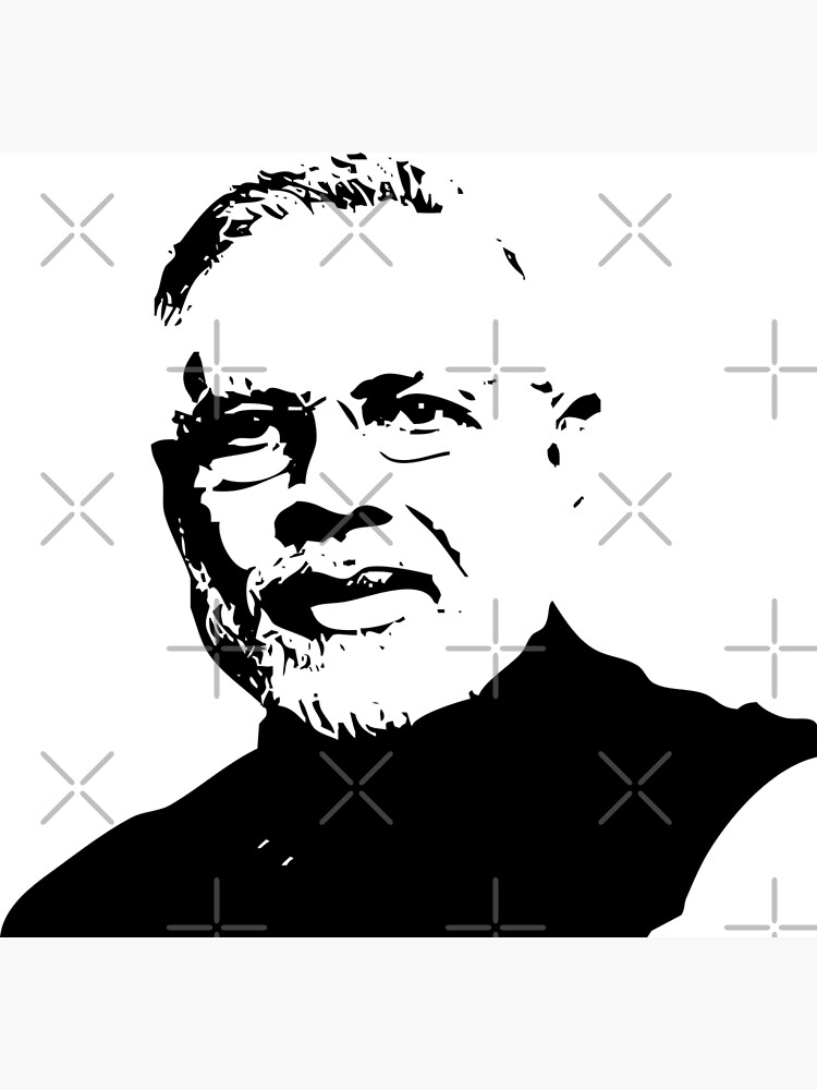"Narendra Modi Vector Graphic" Poster for Sale by IndianTshirts | Redbubble