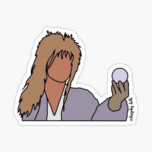 "Jareth " Sticker for Sale by Lilly9926 | Redbubble