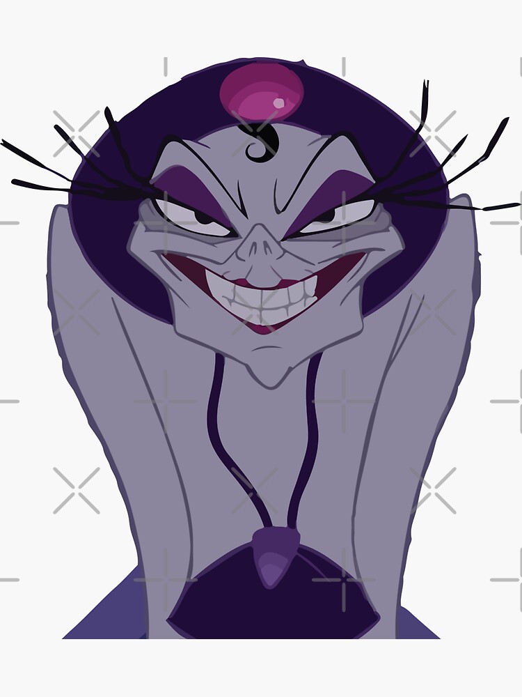 "Yzma - villain" Sticker for Sale by Sukistic | Redbubble