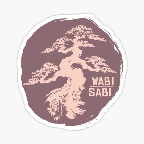 "Wabi Sabi" Sticker for Sale by Hollow-Horse | Redbubble