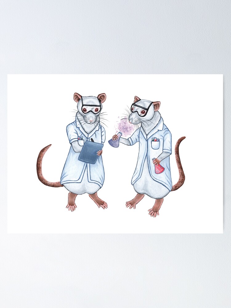 "Lab Rats" Poster by WolfySilver | Redbubble