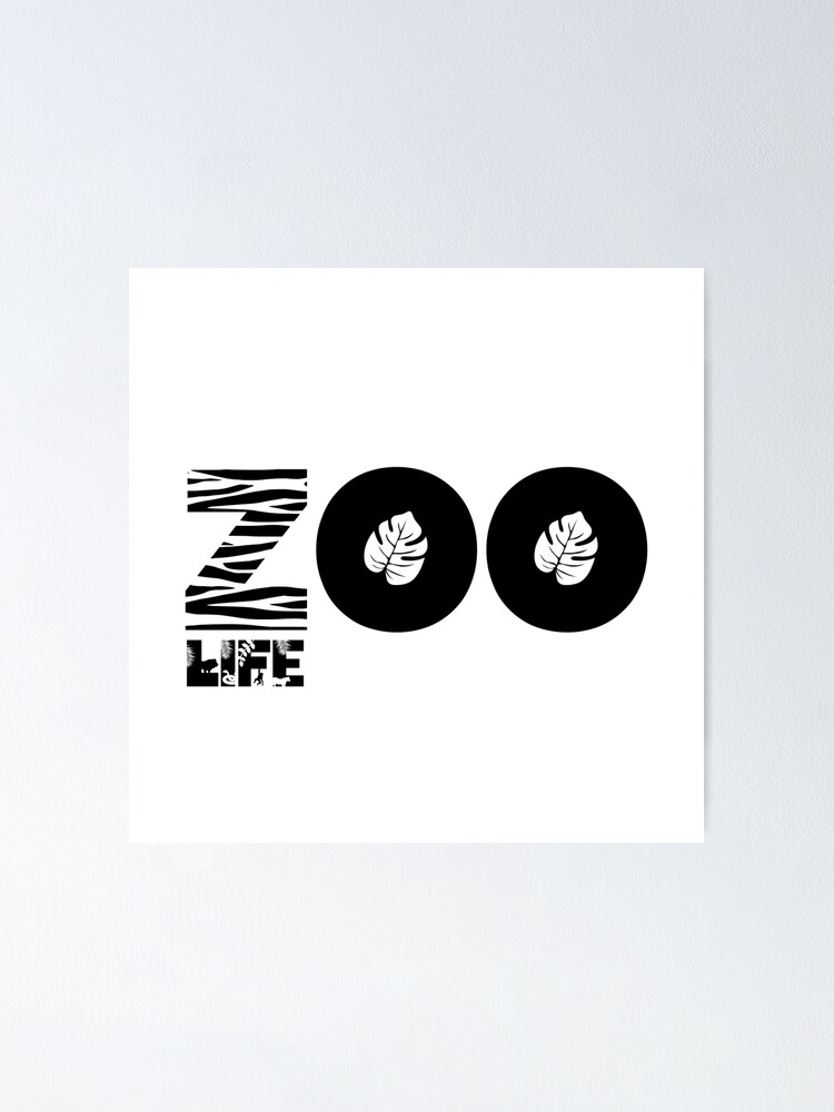 "zoo culture logo - zoo life" Poster by RUCZENO | Redbubble