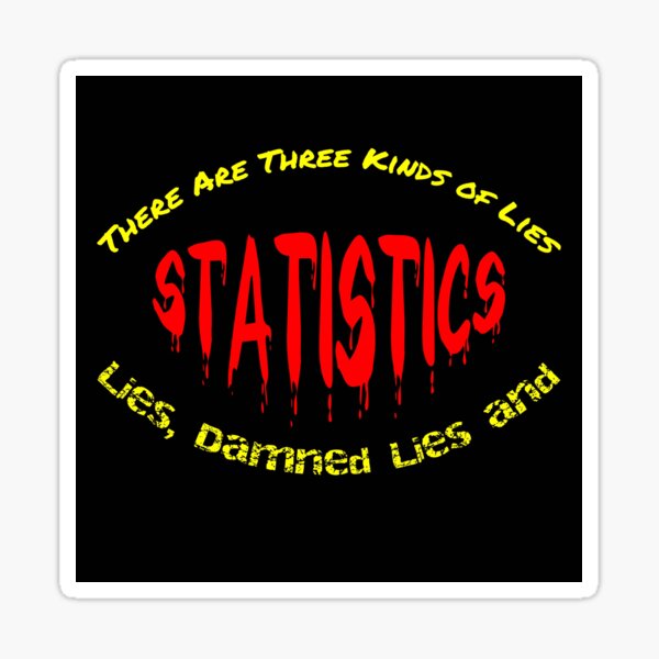 "Mark Twain Quote Three Kinds of Lies" Sticker for Sale by BubbleMench ...