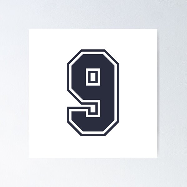 "9 Sports Number Nine" Poster for Sale by HelloFromAja | Redbubble