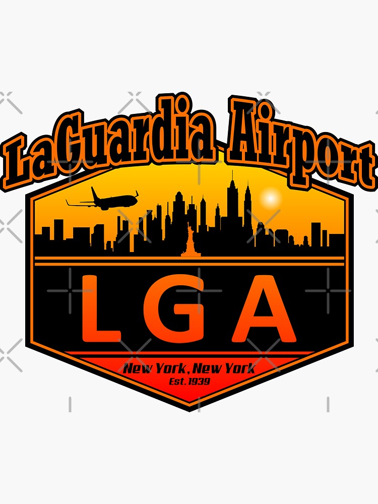 "LaGuardia Airport Code" Sticker by Tundra300 | Redbubble