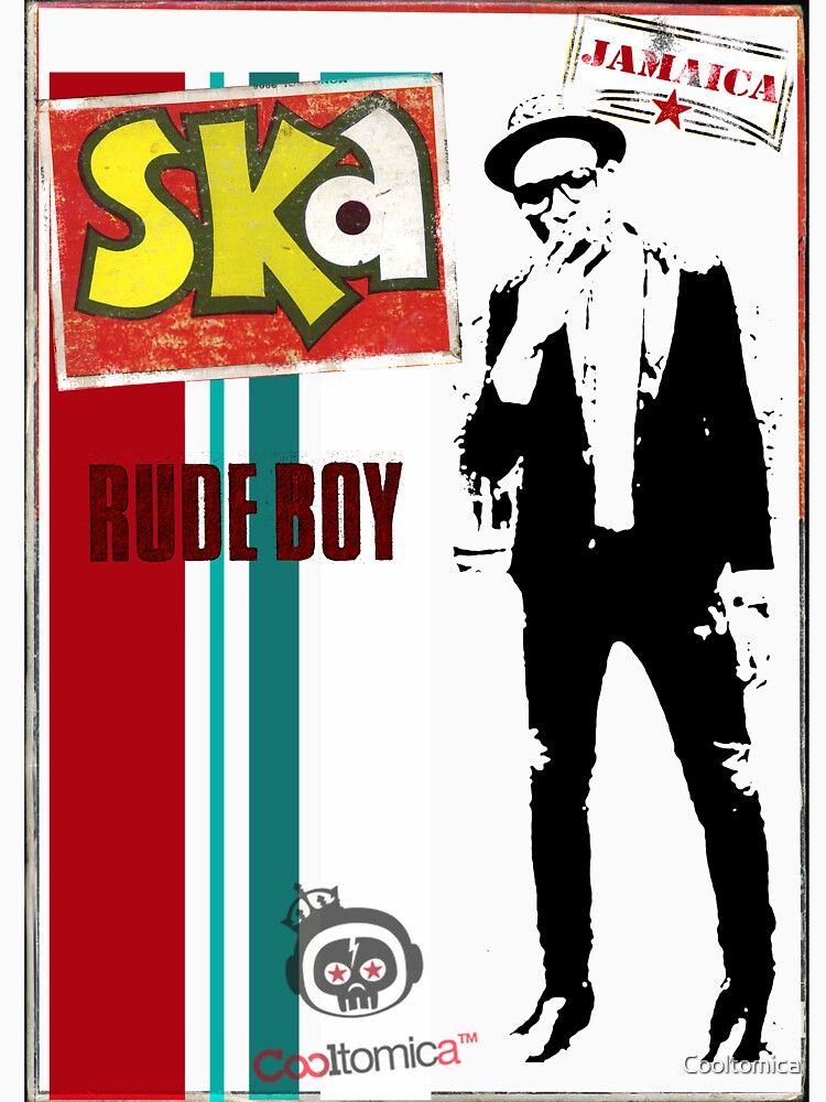 "Ska Rude Boy" T-shirt for Sale by Cooltomica | Redbubble | ska t ...