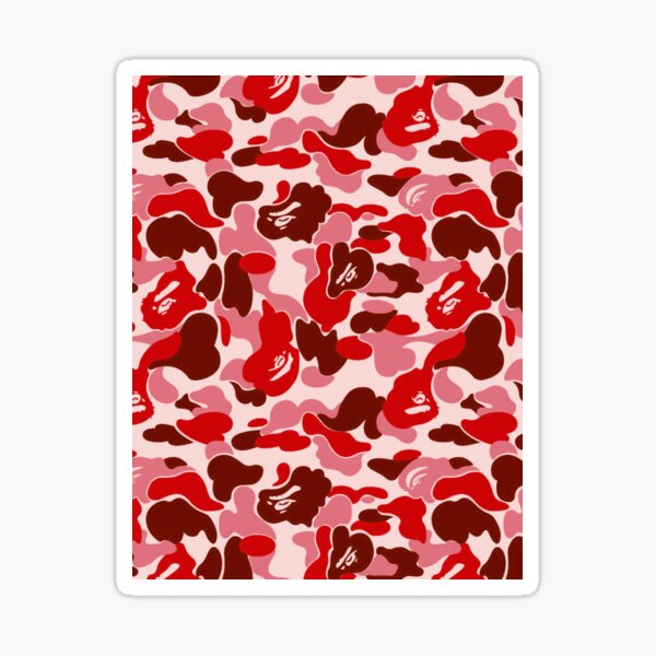 Red Bape Shark Stickers | Redbubble