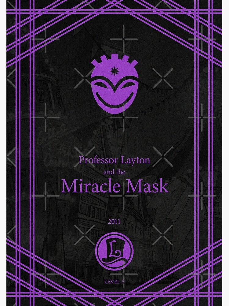 "Professor Layton and the Miracle Mask" Poster by RafGL | Redbubble