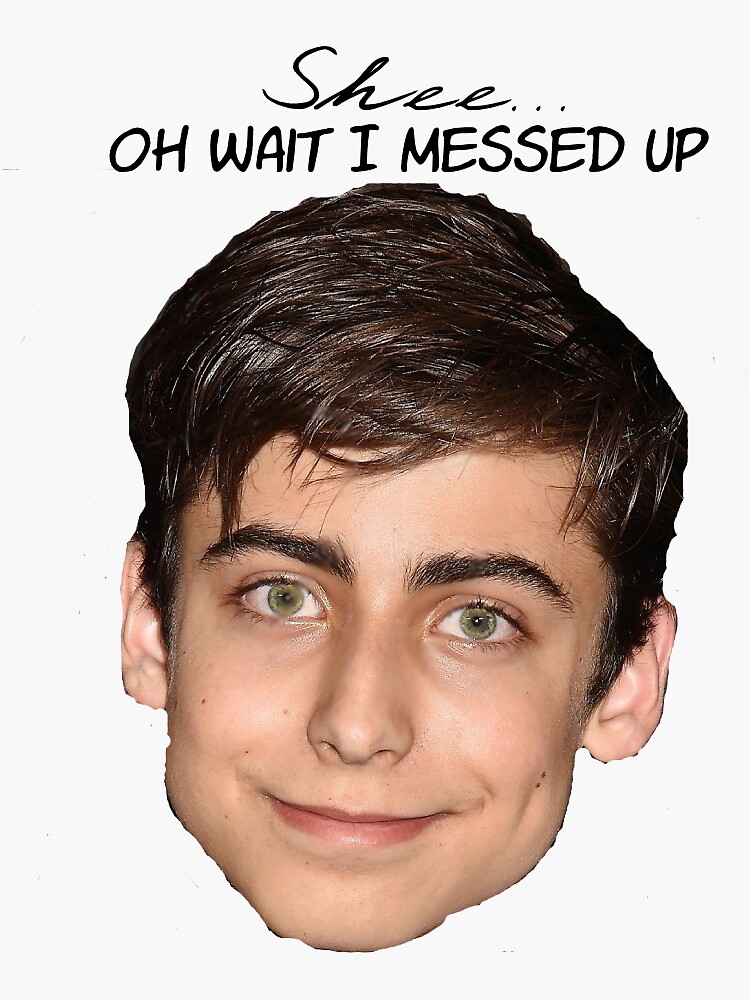 Sticker « ELLE Aidan Gallagher Sticker », par katbottitta | Redbubble