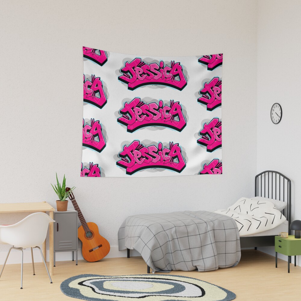 "Jessica Graffiti Name" Art Board Print for Sale by NameGraffiti ...
