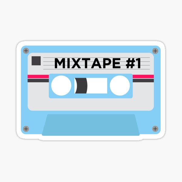 "Blue Mixtape Cassette #2 Sticker" Sticker for Sale by inggaalifajpeg ...