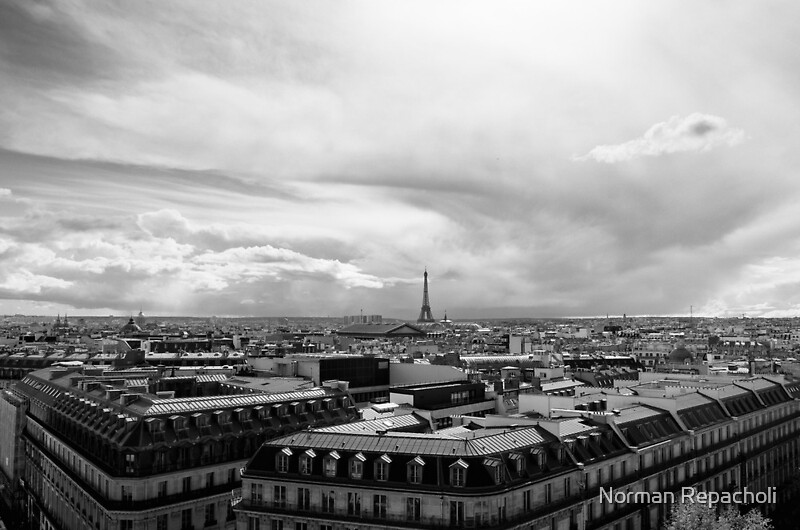 "Landmark on the horizon - Eiffel Tower - Paris, France" by Norman ...