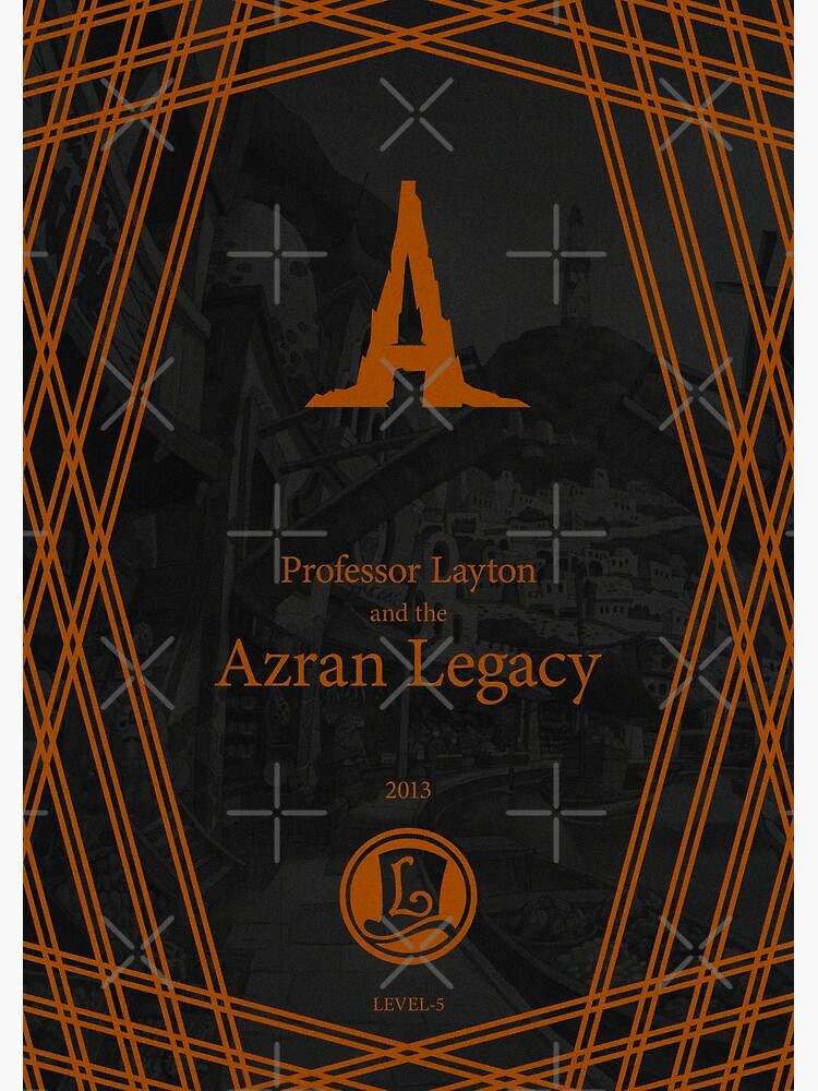 "Professor Layton and the Azran Legacy" Art Print for Sale by RafGL ...