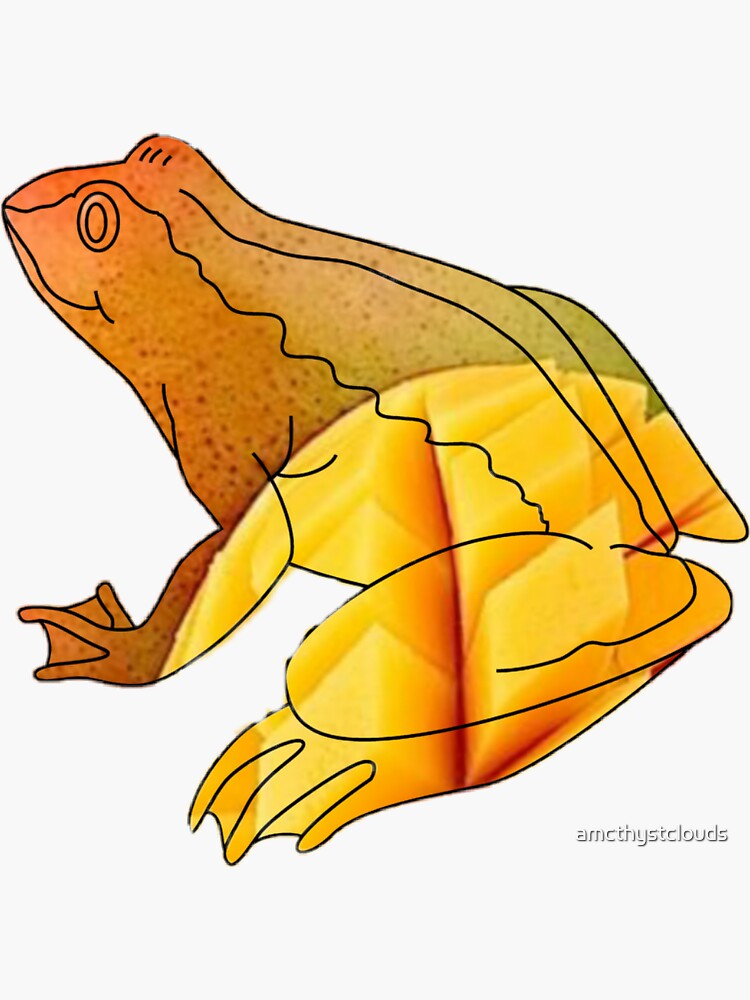 "Mango Frog" Sticker for Sale by amcthystclouds | Redbubble