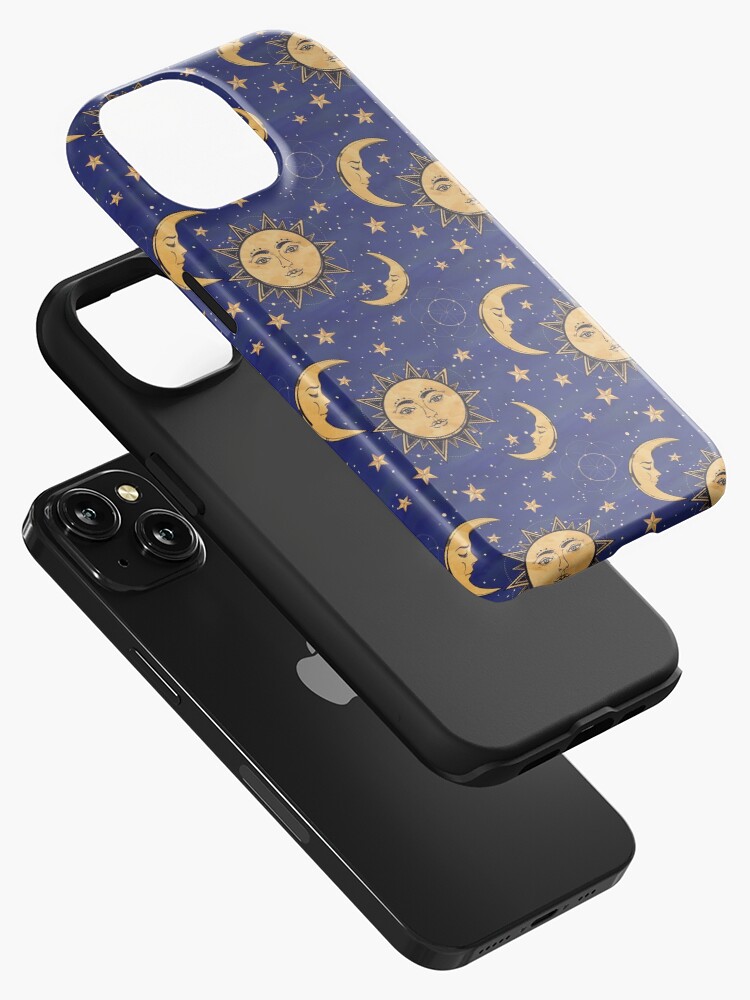 Vintage Moon and Sun Stars Celestial iPhone Case sold by Atlanta ...
