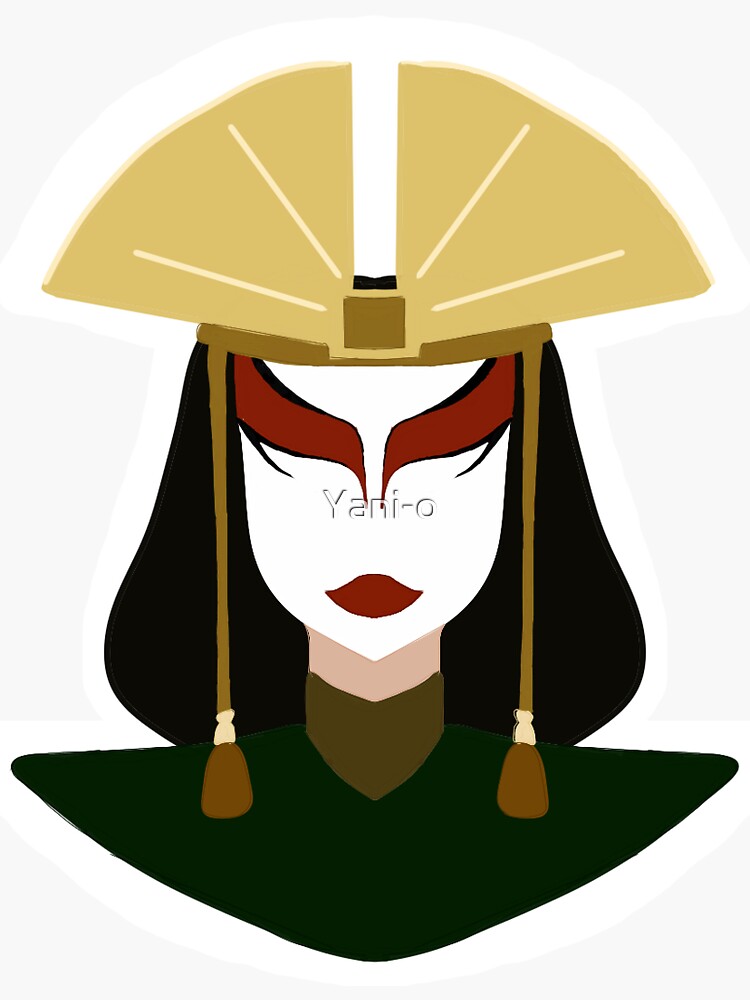 "Avatar Kyoshi " Sticker for Sale by Yani-o | Redbubble