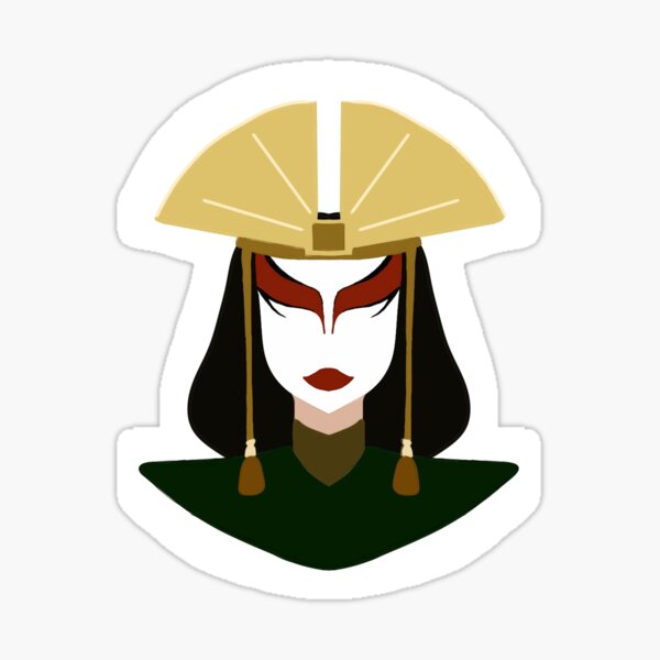 "Avatar Kyoshi " Sticker for Sale by Yani-o | Redbubble