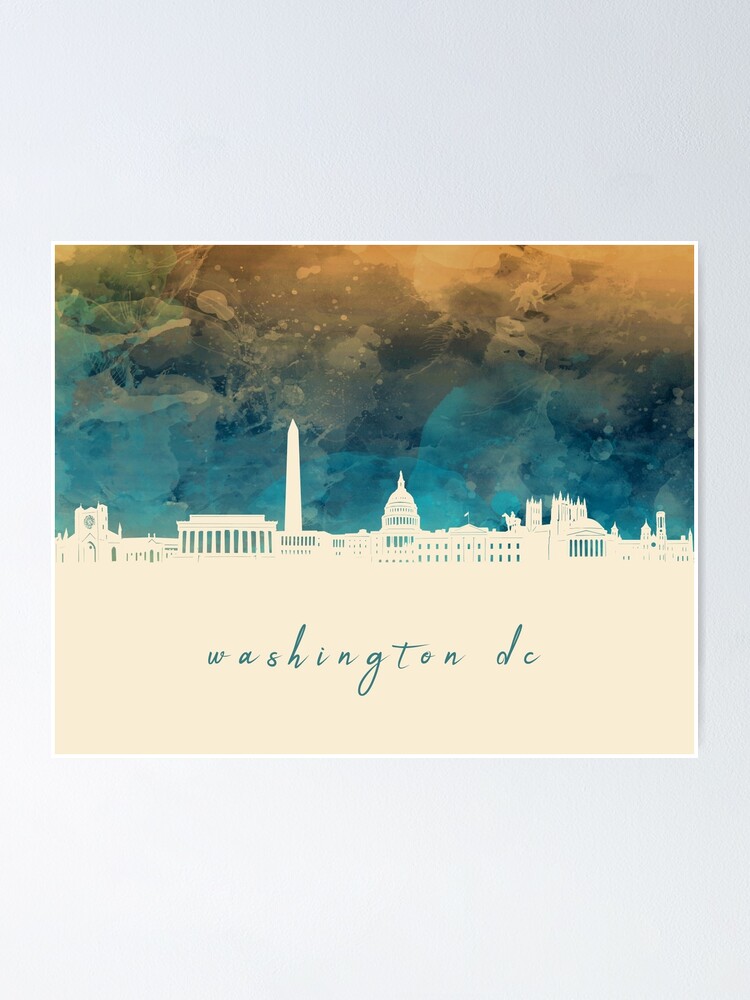 "washington dc skyline" Poster by BekimART2 | Redbubble