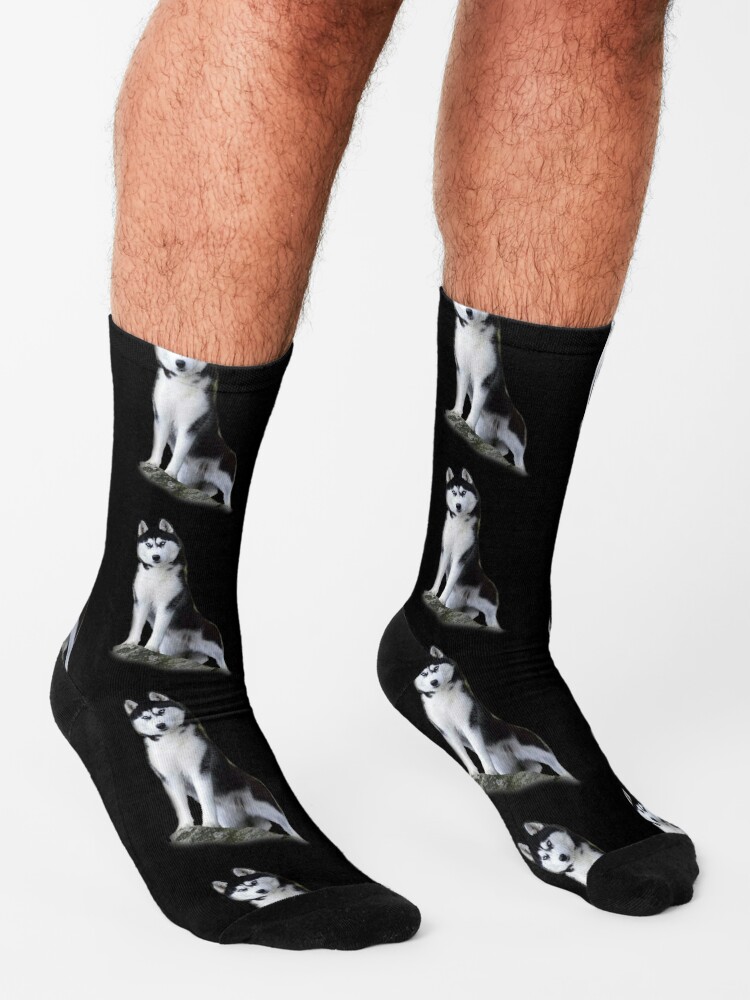 "Siberian husky " Socks by nadeem21 | Redbubble