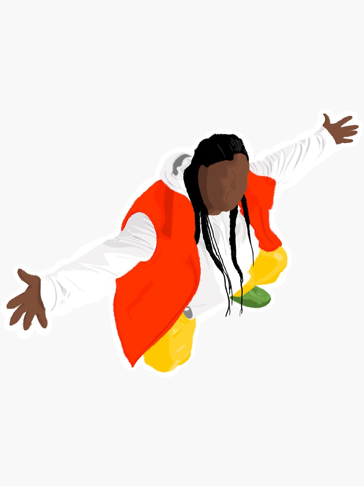 "R&B Icon CHIKA" Sticker for Sale by caracil | Redbubble