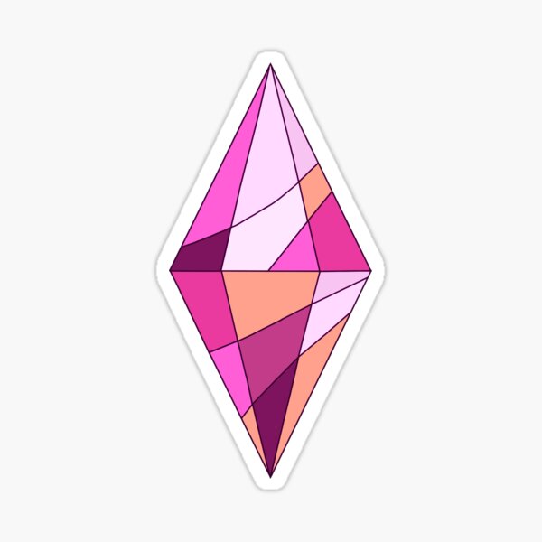"Pink Plumbob" Sticker for Sale by meegaann99 | Redbubble