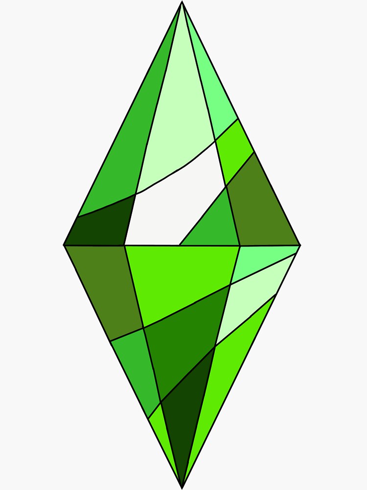 "Classic Plumbob" Sticker by meegaann99 | Redbubble