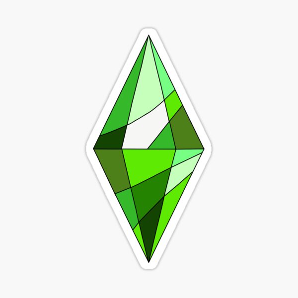 "Classic Plumbob" Sticker by meegaann99 | Redbubble