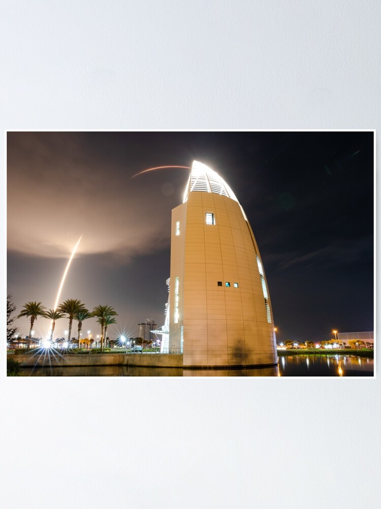 "Starlink 10 Launch " Poster by kraftkirby | Redbubble