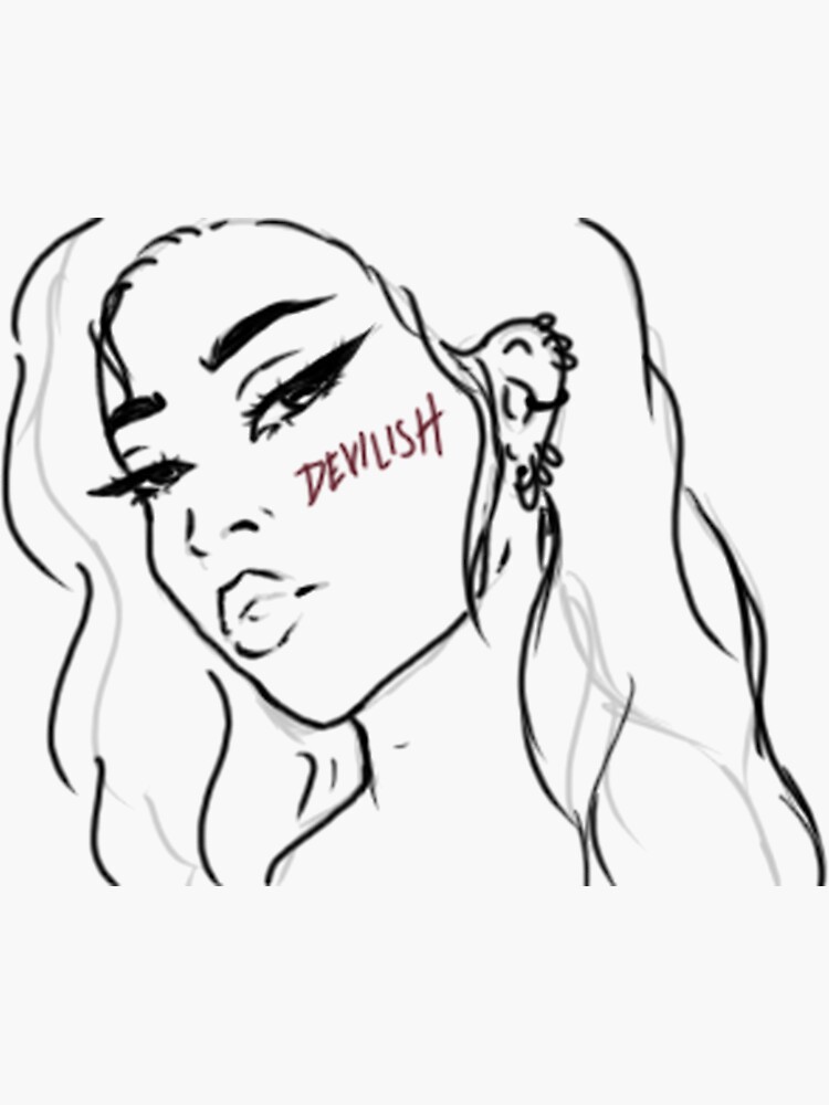 "Bad bitch vibes" Sticker by Akatsuki1234 | Redbubble