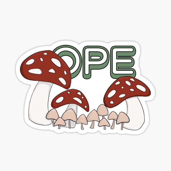 "Ope" Sticker by Nyannova | Redbubble