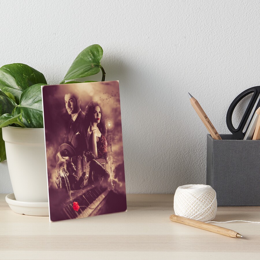 "Lucifer and Maze - The Devil & His Demon" Art Board Print by ...