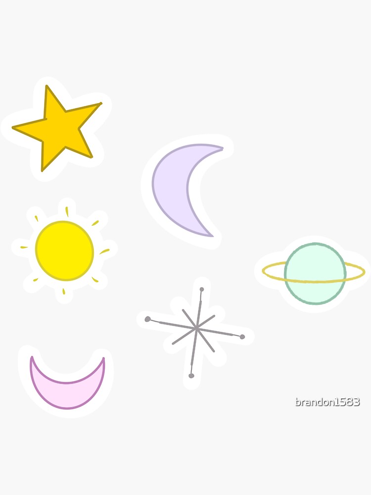"solar sticker pack" Sticker by brandon1583 | Redbubble