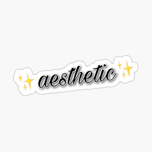 " aesthetic " Sticker for Sale by mcarasovis | Redbubble