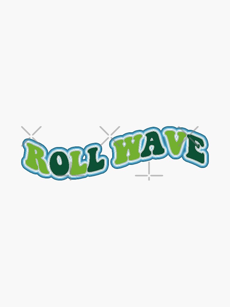 "Roll Wave Tulane" Sticker for Sale by Megan-Kendall | Redbubble