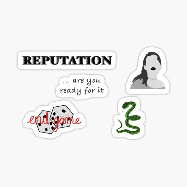 "Reputation Sticker Pack" Sticker for Sale by beamqueen13 | Redbubble