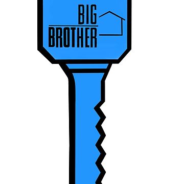 "Big Brother Key Blue " Sticker for Sale by DesignsbySCH | Redbubble
